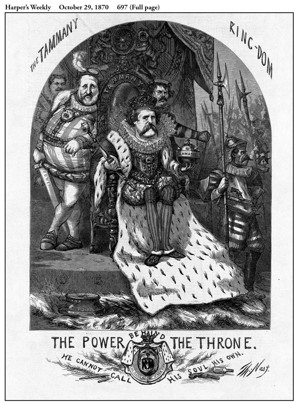 Cartoons | Boss Tweed | Political Cartoonist | Thomas Nast
